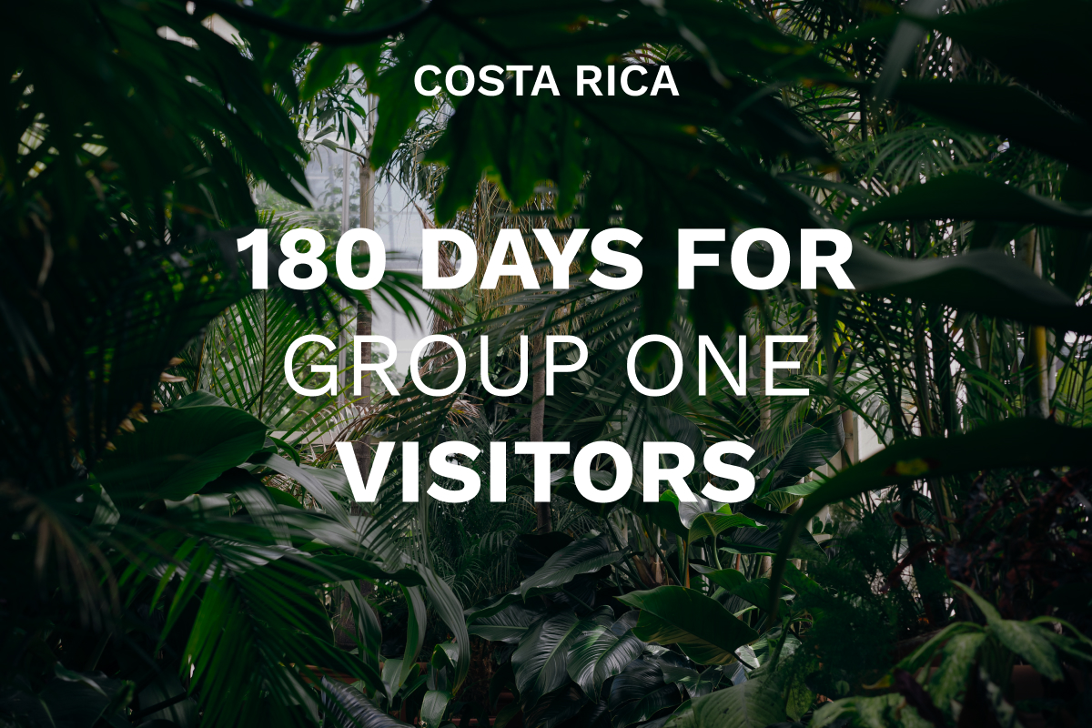 Costa Rica Extends Stay to 180 Days for Group One Visitors - Across ...